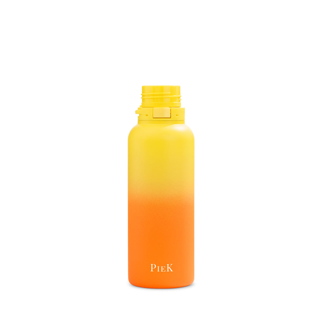 PIEK Stainless Steel Insulated Flip Top Water Bottle - 650ml/22oz ...